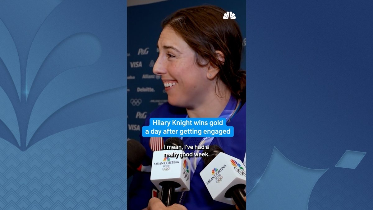 Watch hockey star Hilary Knight react to Team USA’s gold medal victory ...