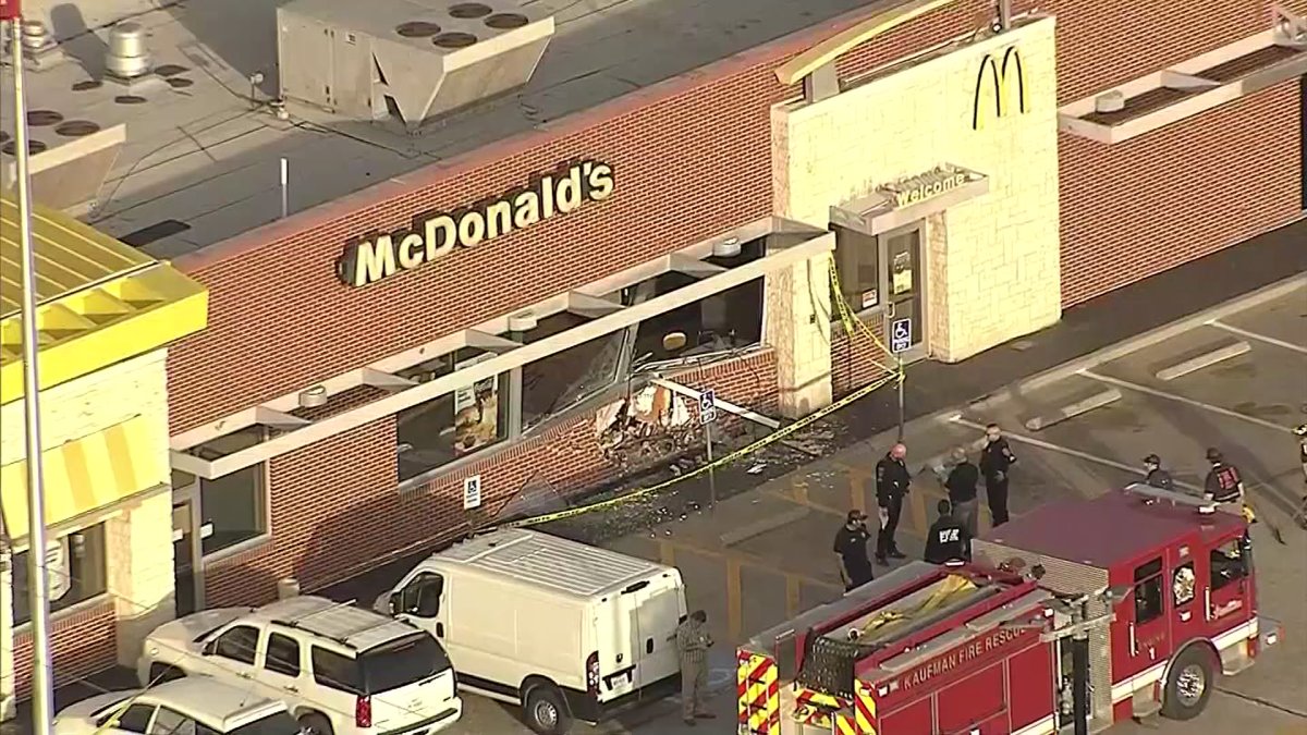 Four injured after car backs into Kaufman McDonald’s, police say – NBC ...