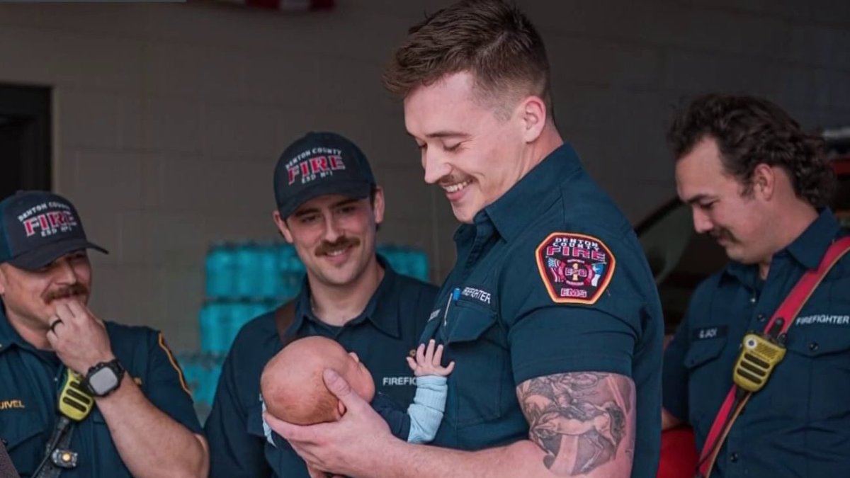 Baby delivered in rare ambulance birth reunites with EMTs – NBC 5 ...