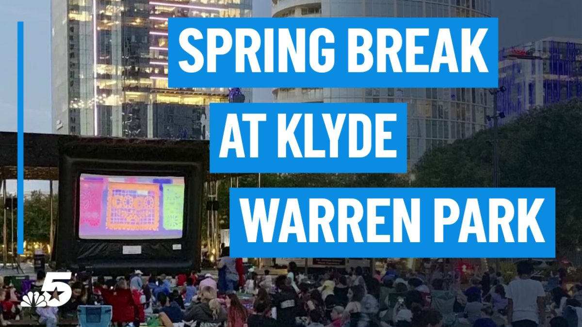 Free spring break fun at Klyde Warren Park – NBC 5 Dallas-Fort Worth