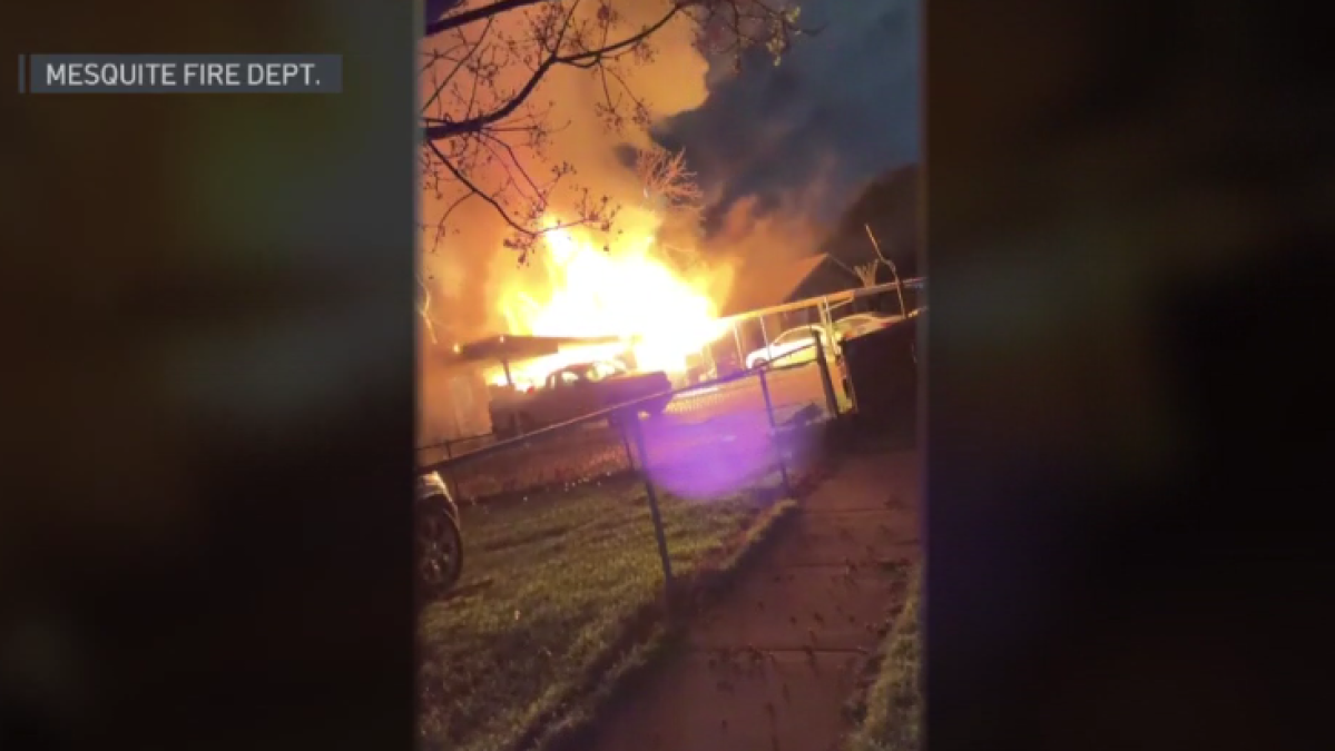 Mesquite house fires blamed on floating lantern, officials say – NBC 5 ...