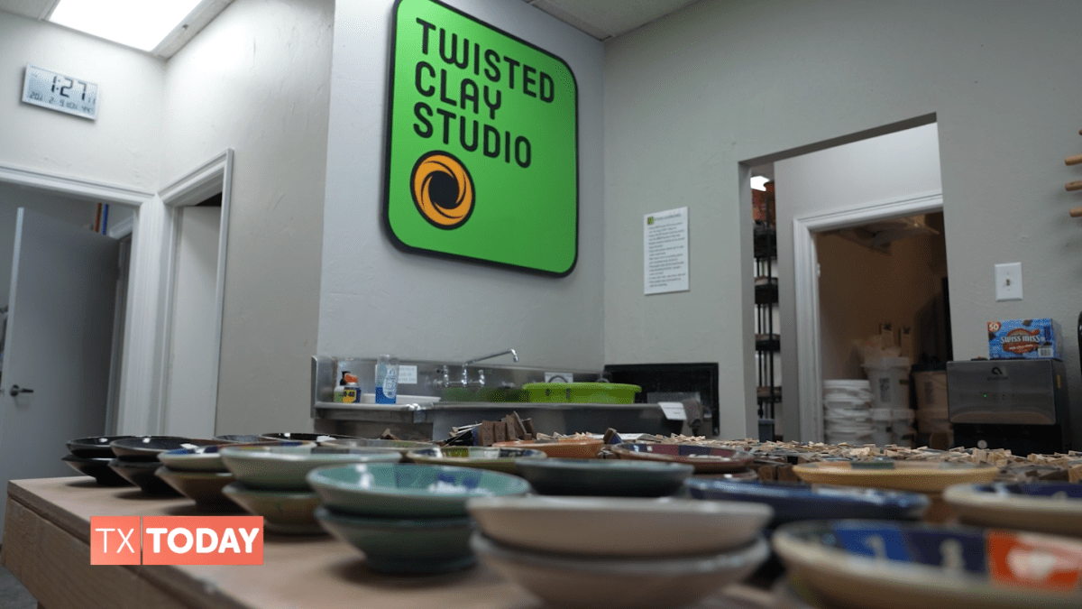Work with clay at Twisted Clay – NBC 5 Dallas-Fort Worth