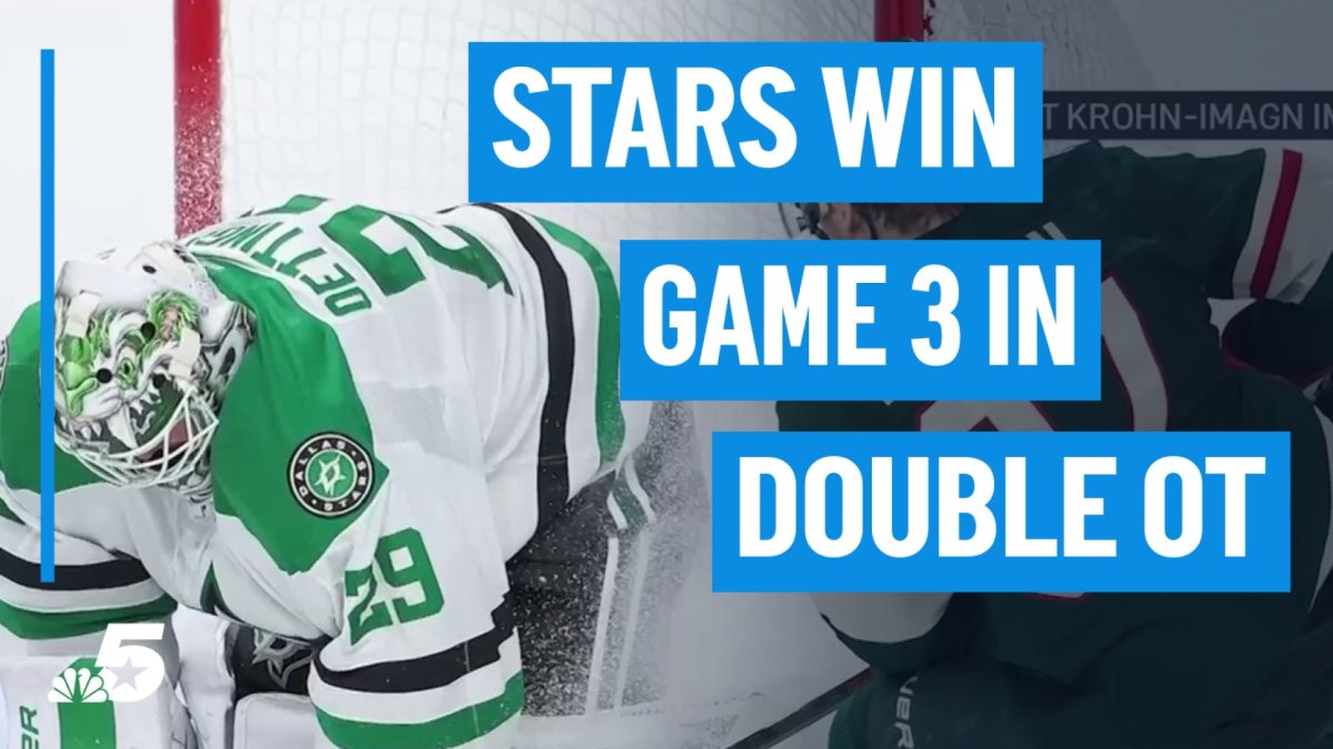 Dallas Stars win Game 3 in double overtime – NBC 5 Dallas-Fort Worth