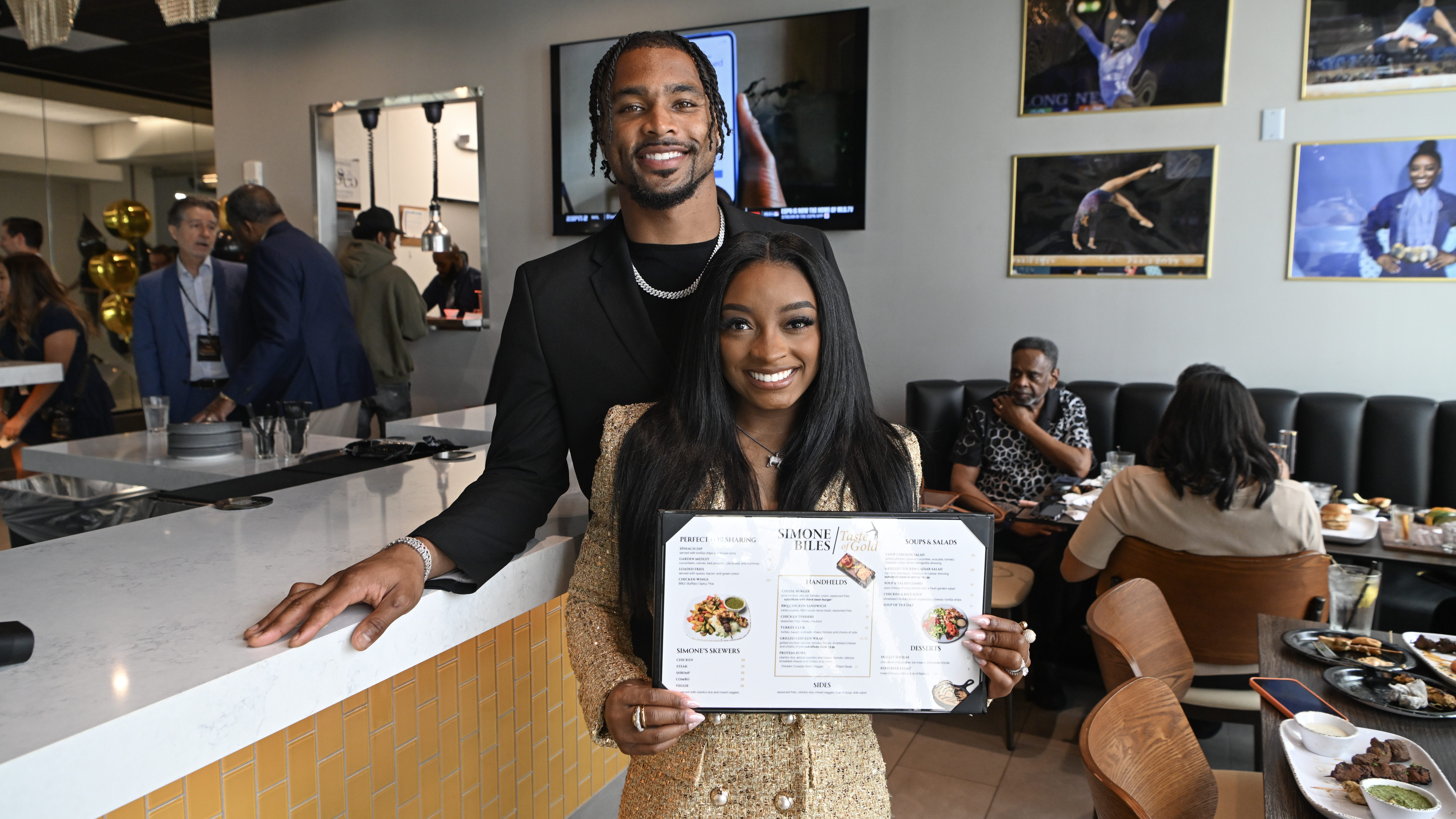 Simone Biles opens first restaurant inspired by Olympic career – NBC 5 ...