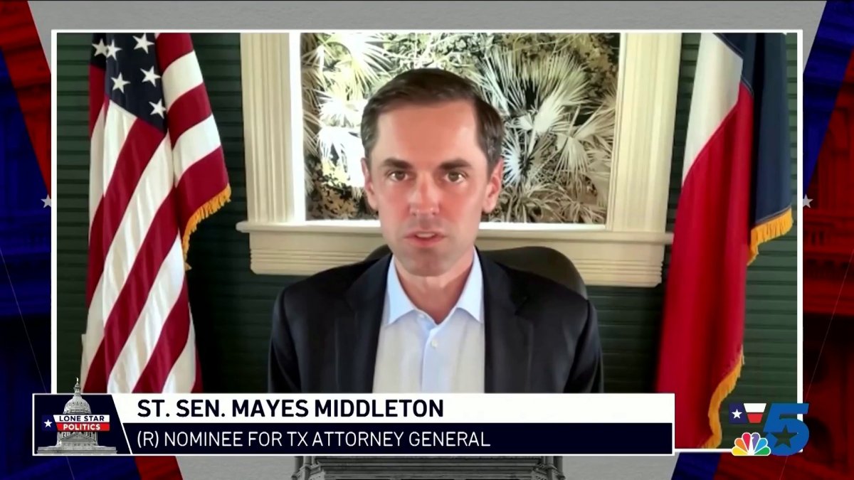 Sen. Middleton on facing the Democratic candidate in November for TXAG ...