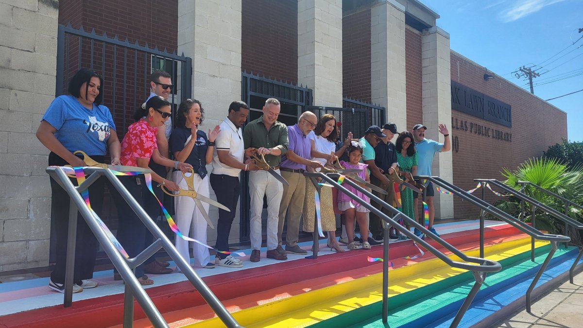 Rainbow steps become new symbol in Dallas’ Cedar Springs – NBC 5 Dallas ...